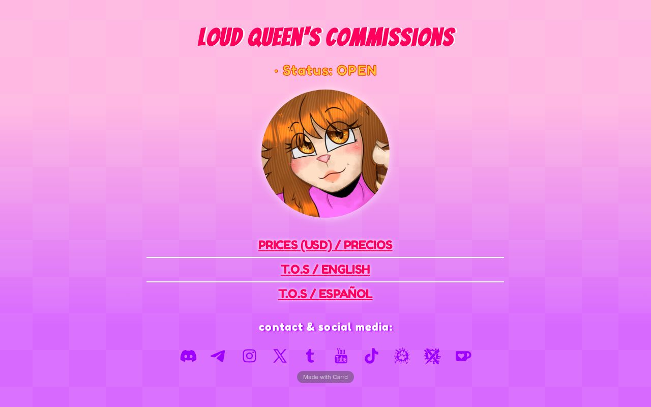 LoudQueen's Commissions